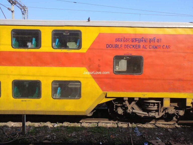 12985/86 Train Review: Double Decker Delhi to Jaipur Train Timing ...